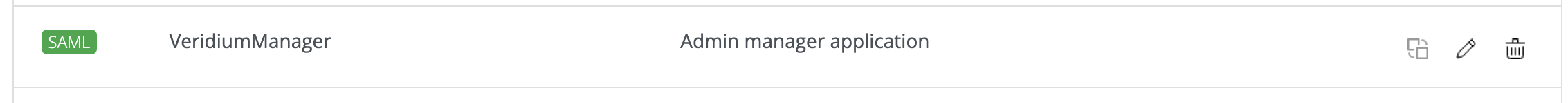 MFA for Veridium Manager login